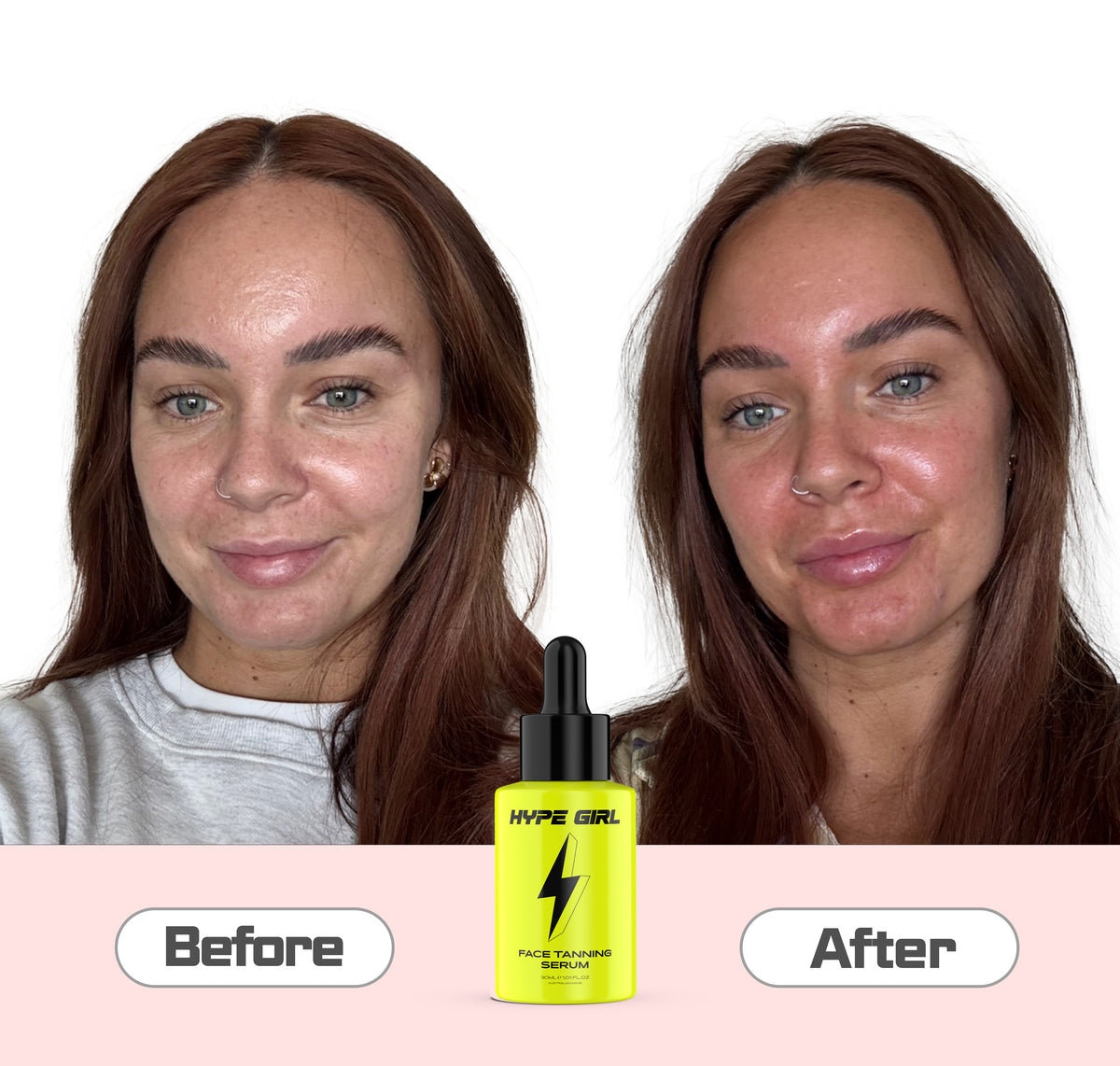 Hype Girl Face Tanning Serum | Glow Up Your Skin Game